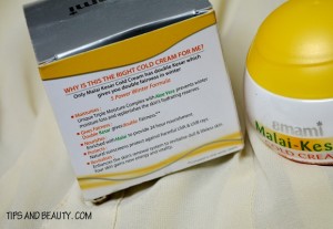 Emami Malai Kesar Cold Cream Review and Price