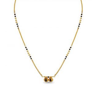 30 Latest Short Gold Mangalsutra Designs To Try in (2024) - Tips and Beauty