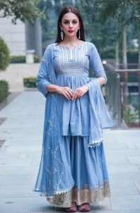 Latest 45 Sharara Suit Designs For Women (2022) - Tips and Beauty