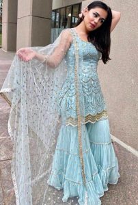 Latest 45 Sharara Suit Designs For Women (2022) - Tips and Beauty