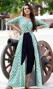 Latest 40 Front Open Kurti and Kurta Designs (2022) - Tips and Beauty