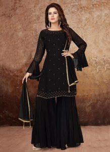 Latest 50 Black Salwar Suit For Women (2022) - Tips and Beauty