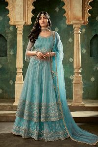 Latest 50 Net Salwar Suit Designs For Women (2022)