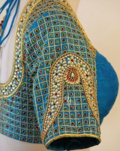 Latest 40 Heavy Embroidered Blouse Designs (2022)