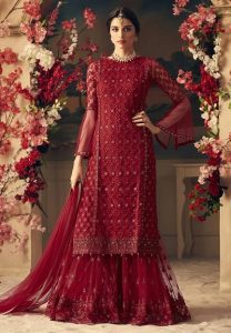 Latest 50 Net Salwar Suit Designs For Women (2022) - Tips and Beauty