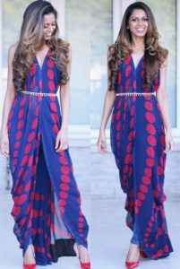 Latest 20 Indo Western Saree Draping Styles (2022) - Tips and Beauty