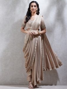 Latest 20 Indo Western Saree Draping Styles (2022) - Tips and Beauty