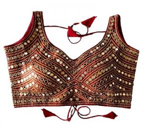 55 Latest Maroon Saree Blouse Designs to Try (2022) - Tips and Beauty