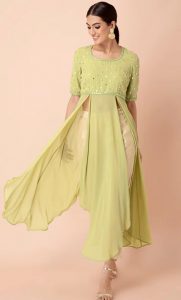 Latest 50 Designs of Mirror Work Kurtis for Women (2022) - Tips and Beauty