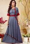 Latest 50 Double Layered Kurti Designs For Women (2024) - Tips and Beauty