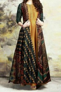 Latest 50 Double Layered Kurti Designs For Women (2024) - Tips and Beauty