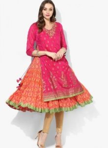 Latest 50 Double Layered Kurti Designs For Women (2023) - Tips and Beauty