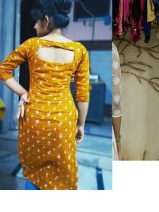 Latest 50 Types Of Back Side Neck Designs For Kurtis and Suits (2022 ...