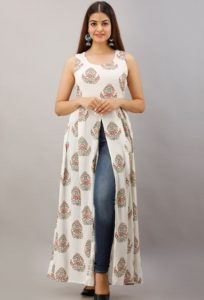 Latest 30 Types of Side Cut Kurti Designs (2022) - Tips and Beauty