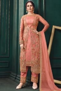 Latest 40 Types of Net Jacket Kurti Suit Designs (2022) - Tips and Beauty