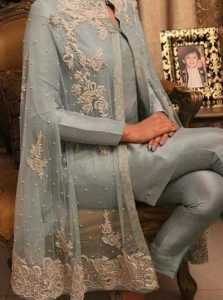 Latest 40 Types of Net Jacket Kurti Suit Designs (2022) - Tips and Beauty