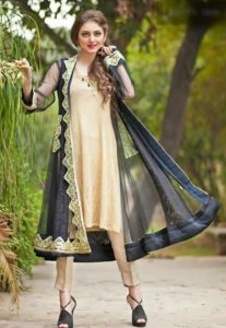 Latest 40 Types of Net Jacket Kurti Suit Designs (2022) - Tips and Beauty