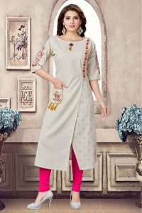 Latest 50 Types Of Thread Work Kurti Designs (2022) - Tips and Beauty