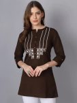 Latest 50 Types Of Thread Work Kurti Designs (2022) - Tips and Beauty