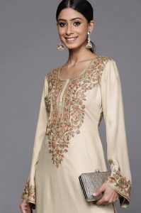 Latest 50 Types Of Thread Work Kurti Designs (2022) - Tips and Beauty