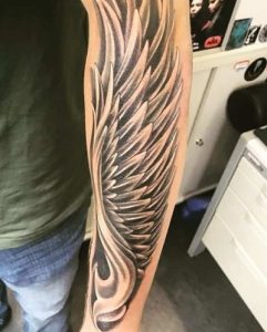 Latest 50 Men Angel Wings Tattoo Designs (2024) - Tips and Beauty