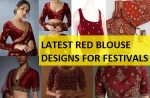 Latest 50 Red Blouse Designs For Sarees and Lehengas (2023) - Tips and ...